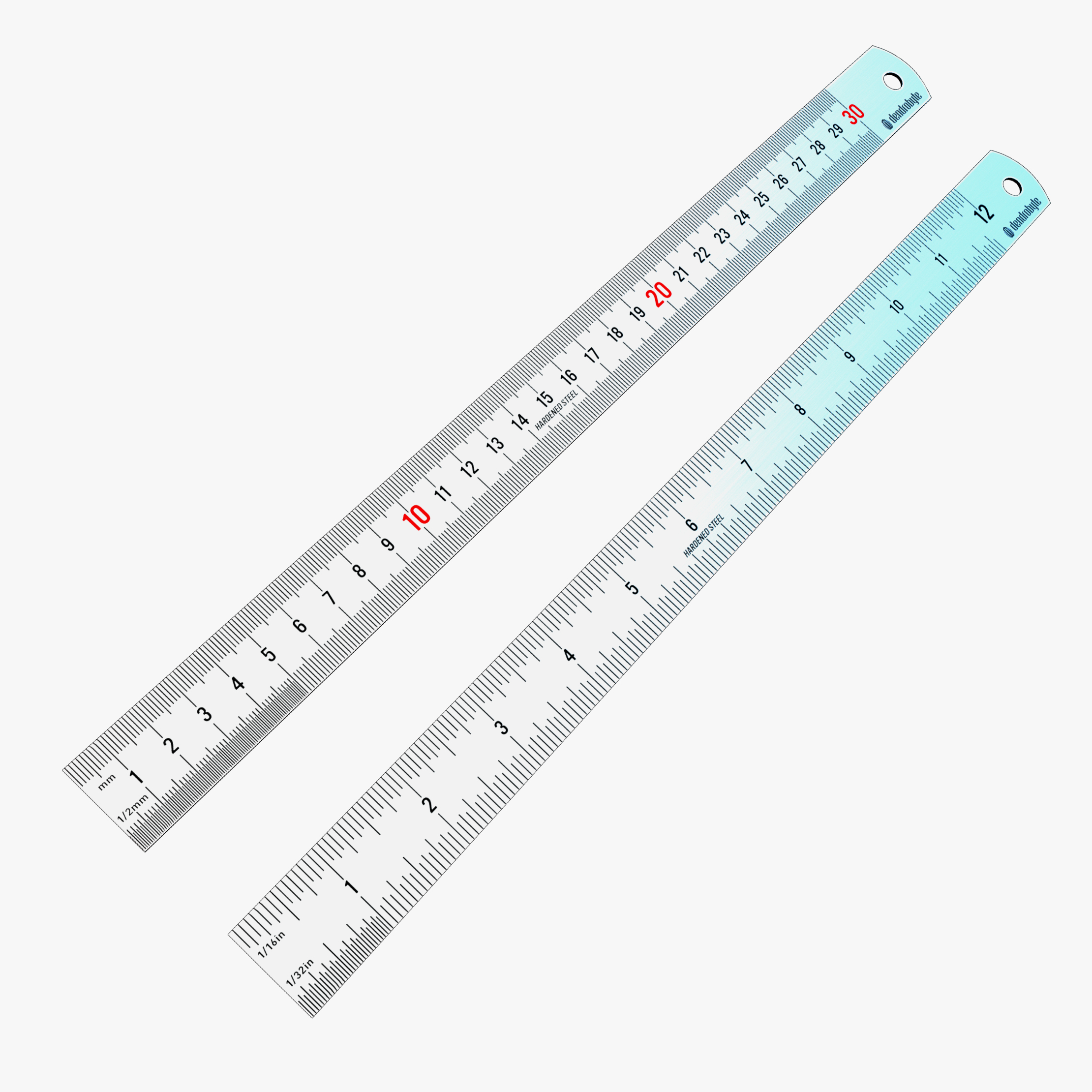 metal ruler 3d max