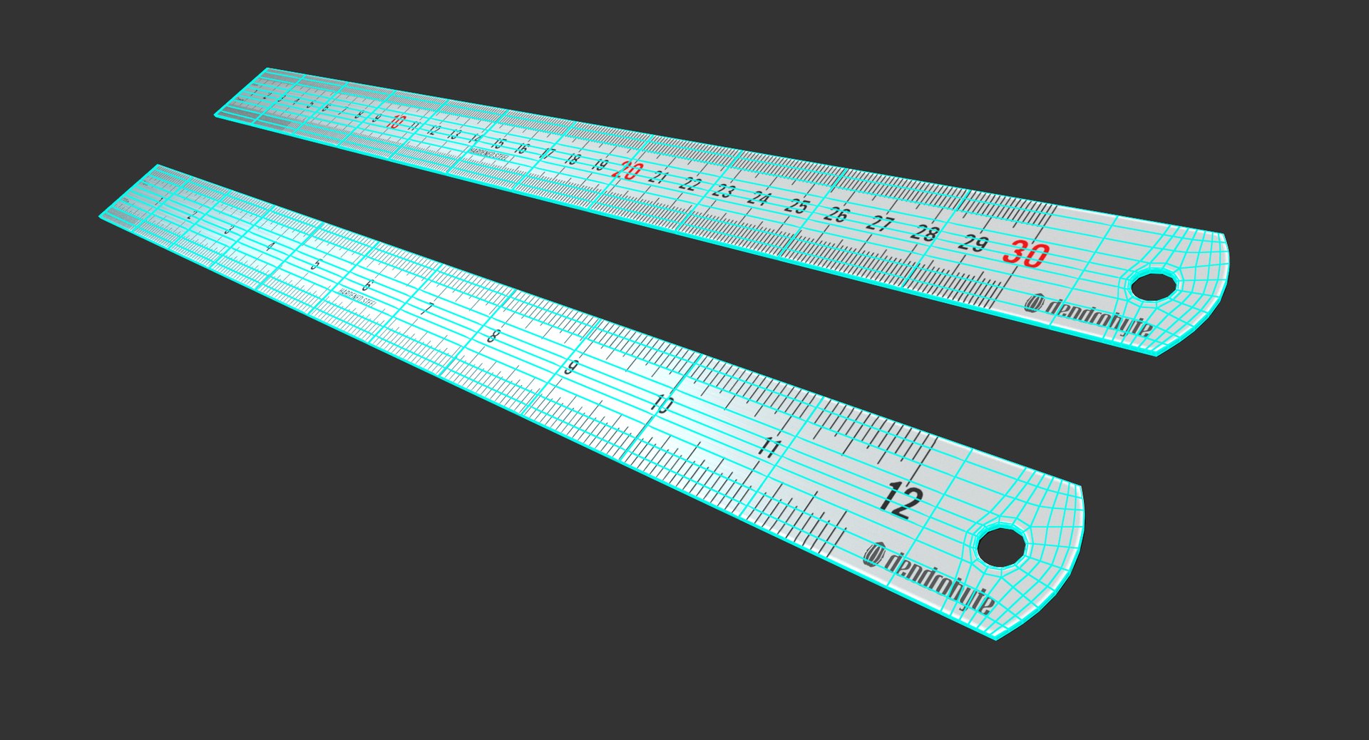 Metal Ruler 3d Max