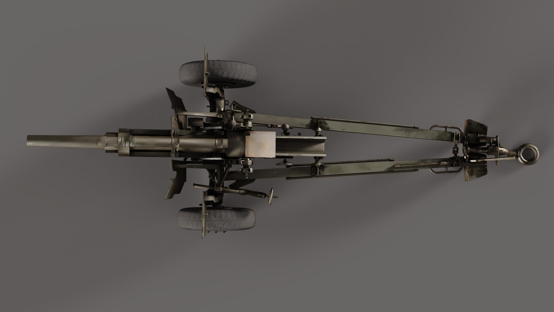 3D Howitzer M101A1 Model - TurboSquid 2190734