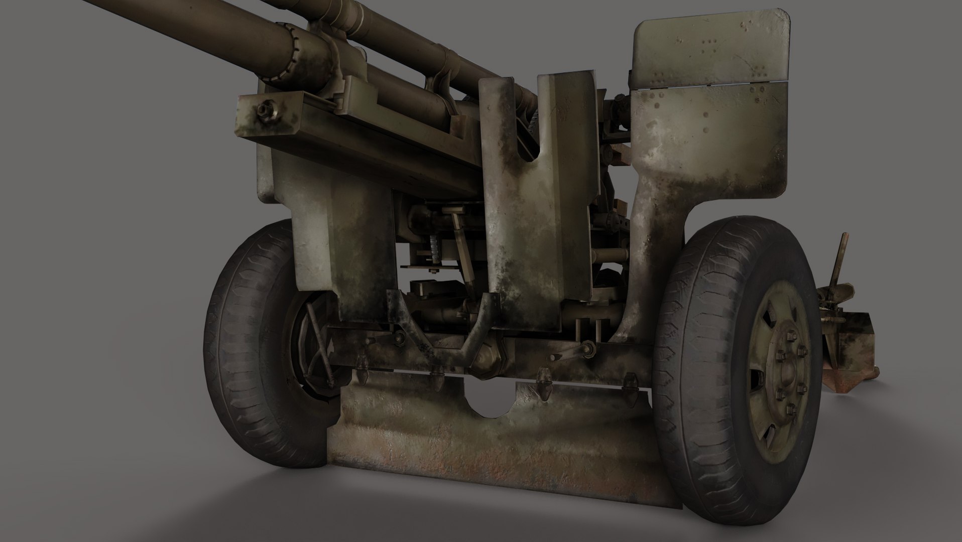 3D Howitzer M101A1 Model - TurboSquid 2190734
