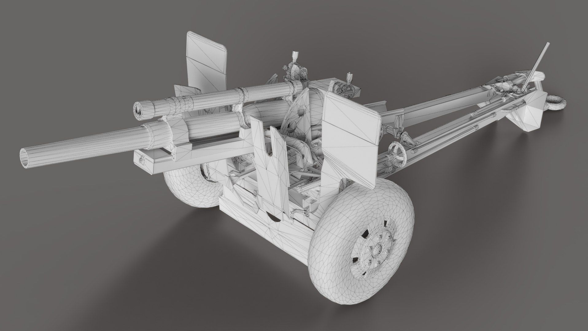 3D Howitzer M101A1 Model - TurboSquid 2190734