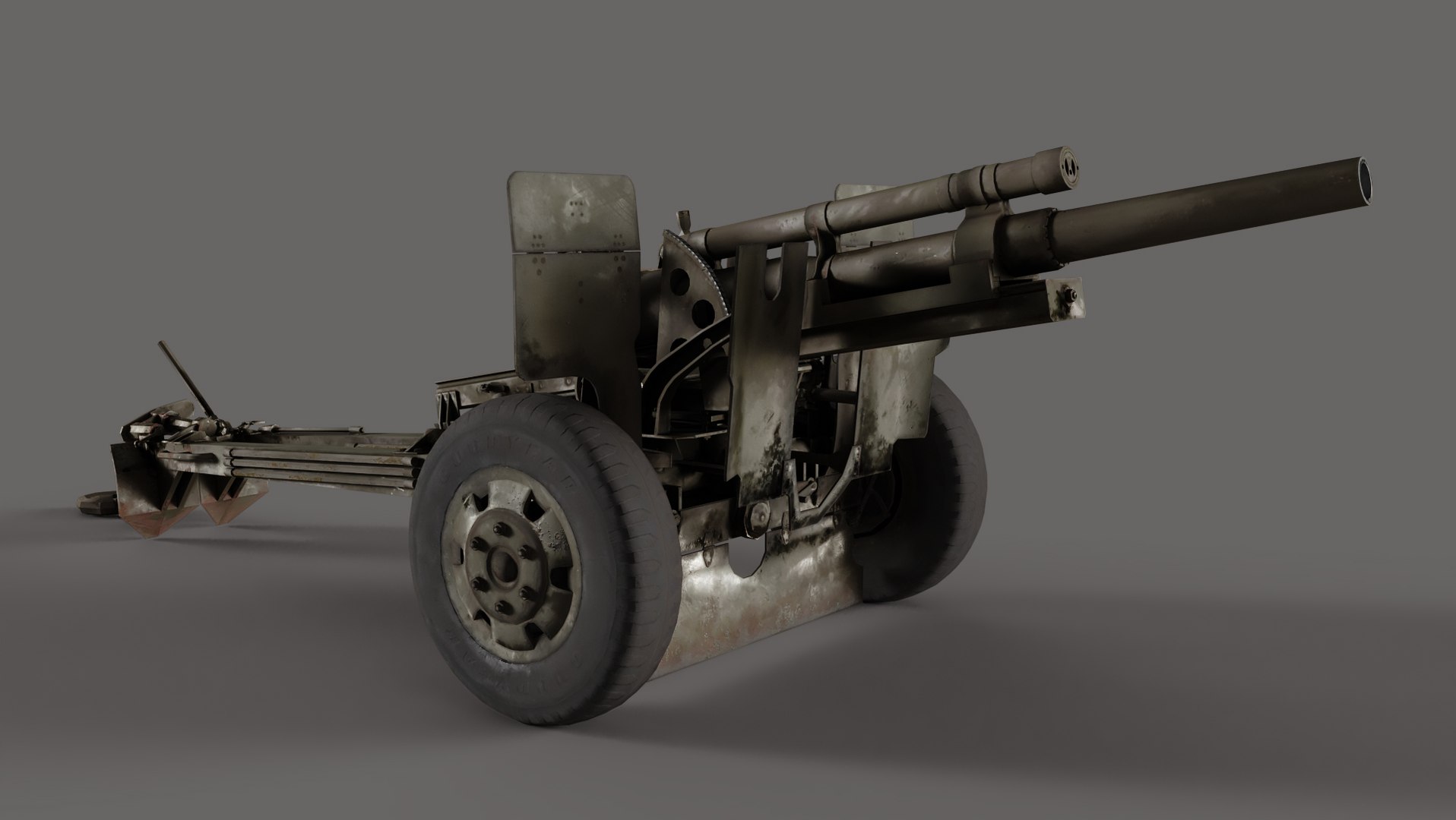 3D Howitzer M101A1 Model - TurboSquid 2190734