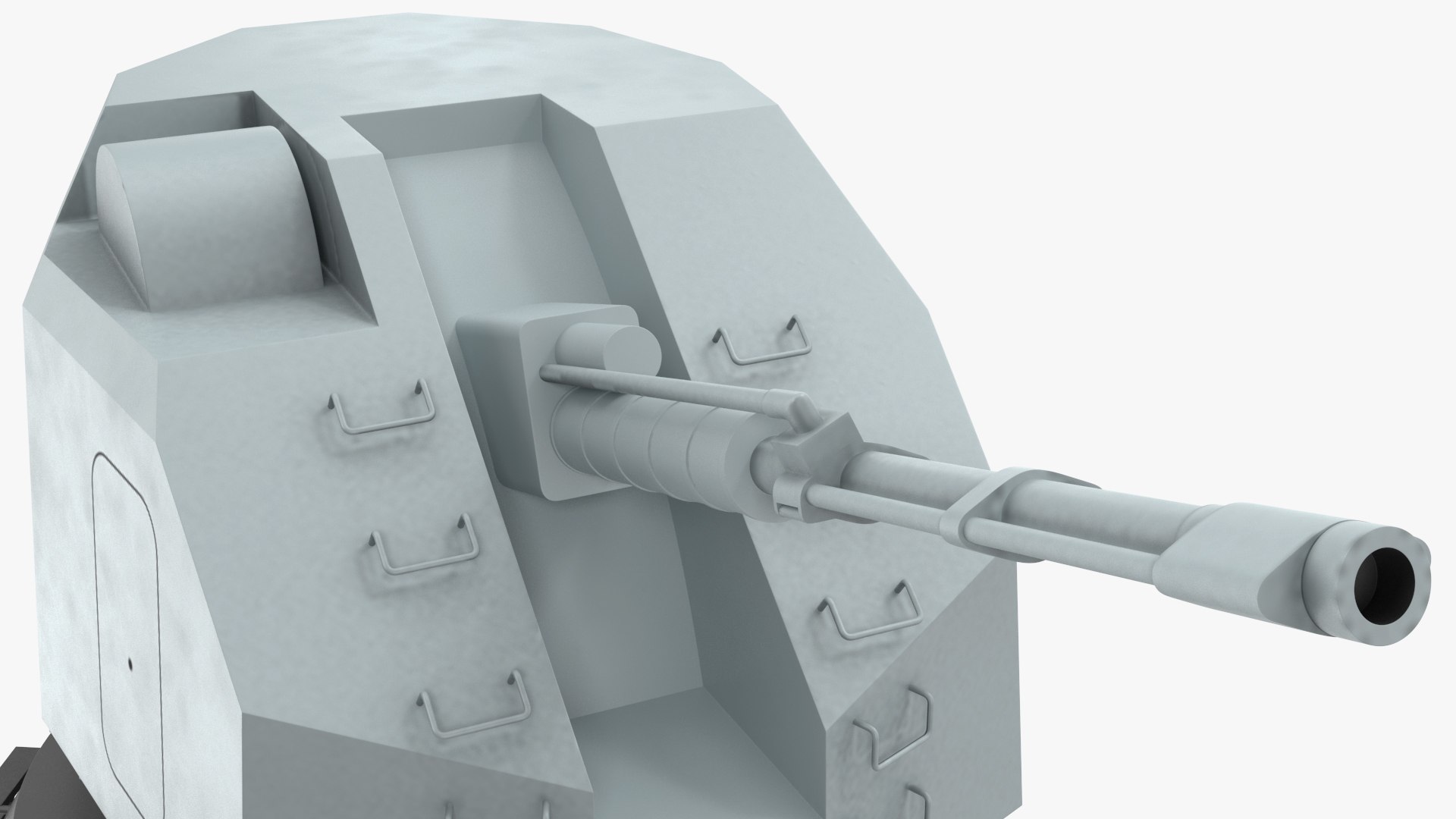 Naval Main Gun 3D - TurboSquid 1822044
