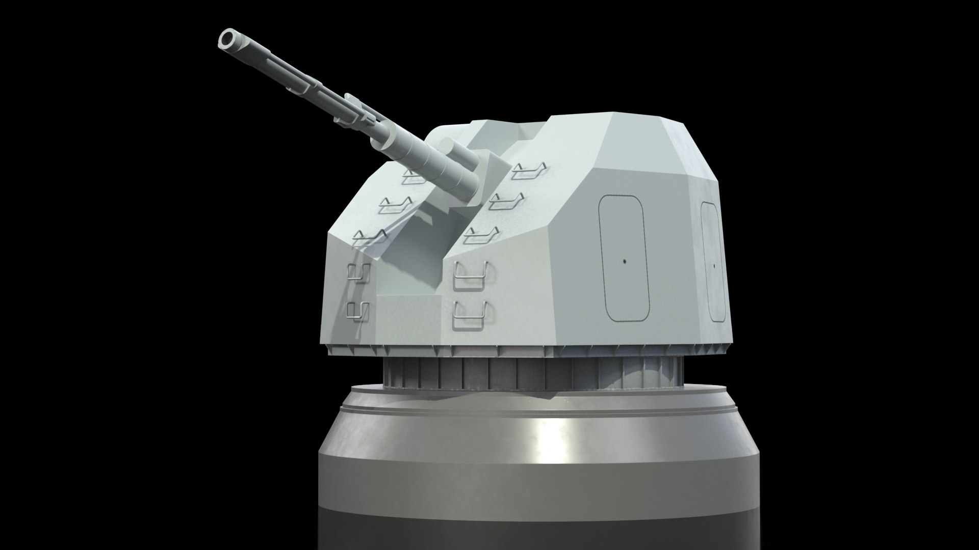 Naval Main Gun 3D - TurboSquid 1822044