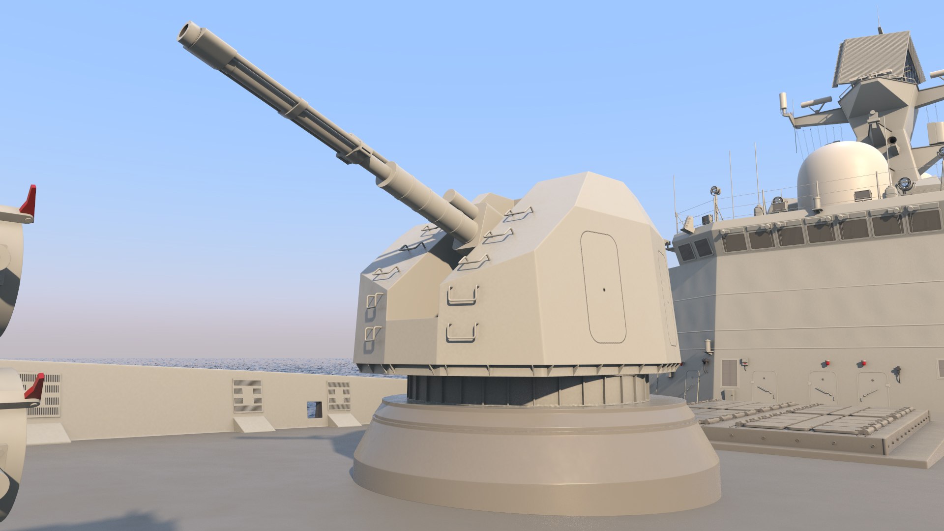 Naval Main Gun 3D - TurboSquid 1822044