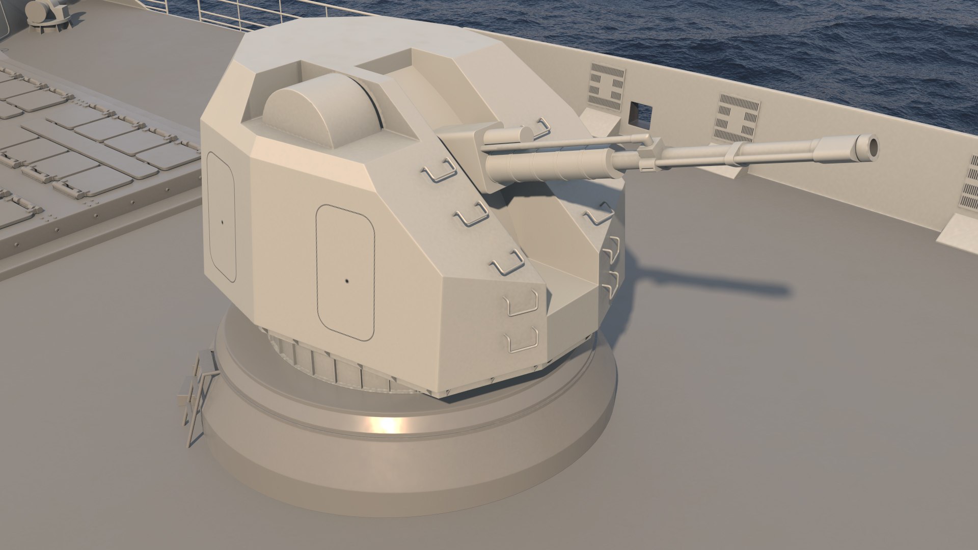 Naval Main Gun 3D - TurboSquid 1822044
