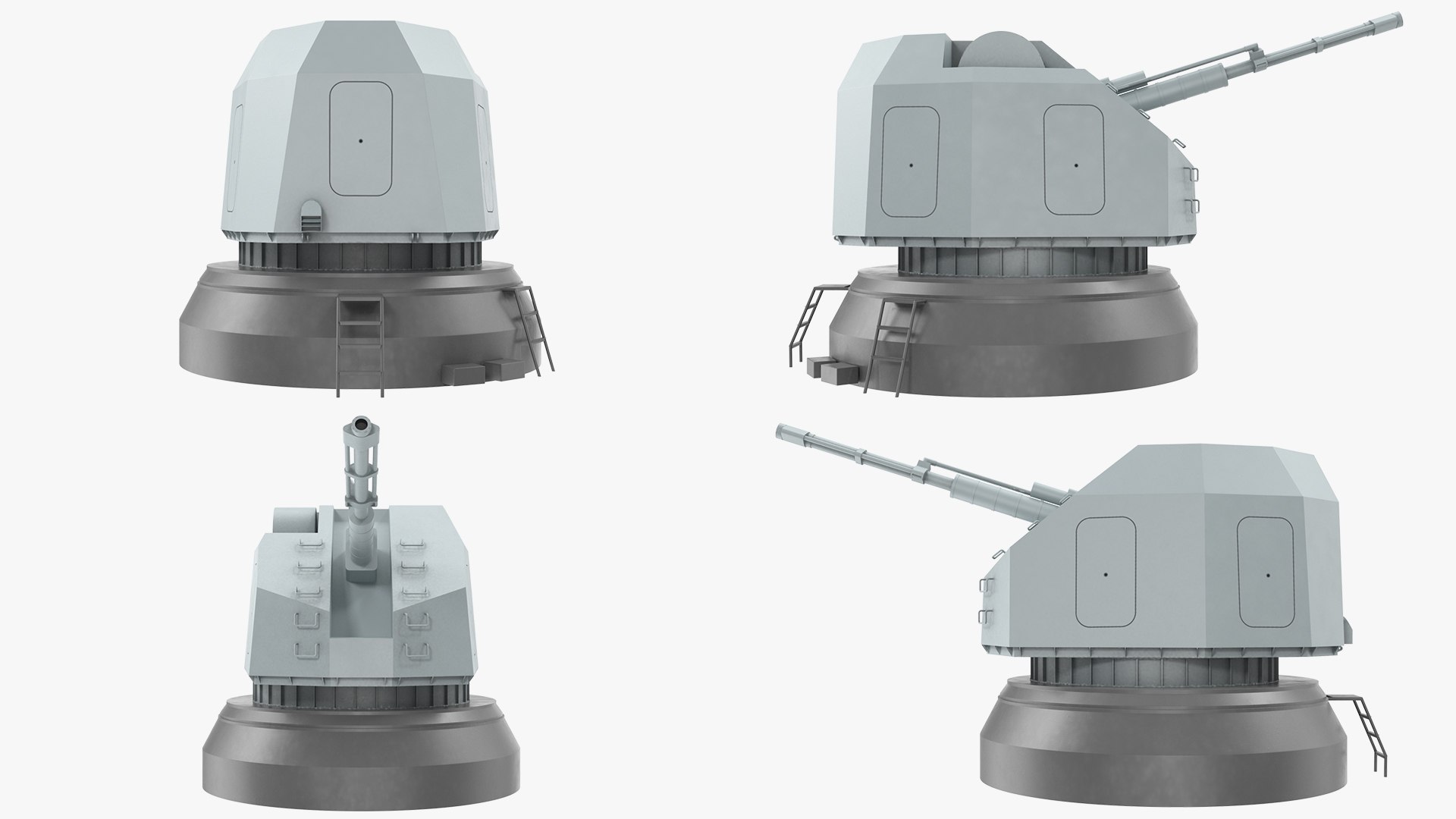 Naval Main Gun 3D - TurboSquid 1822044