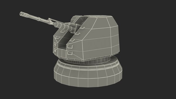 Naval Main Gun 3D - TurboSquid 1822044