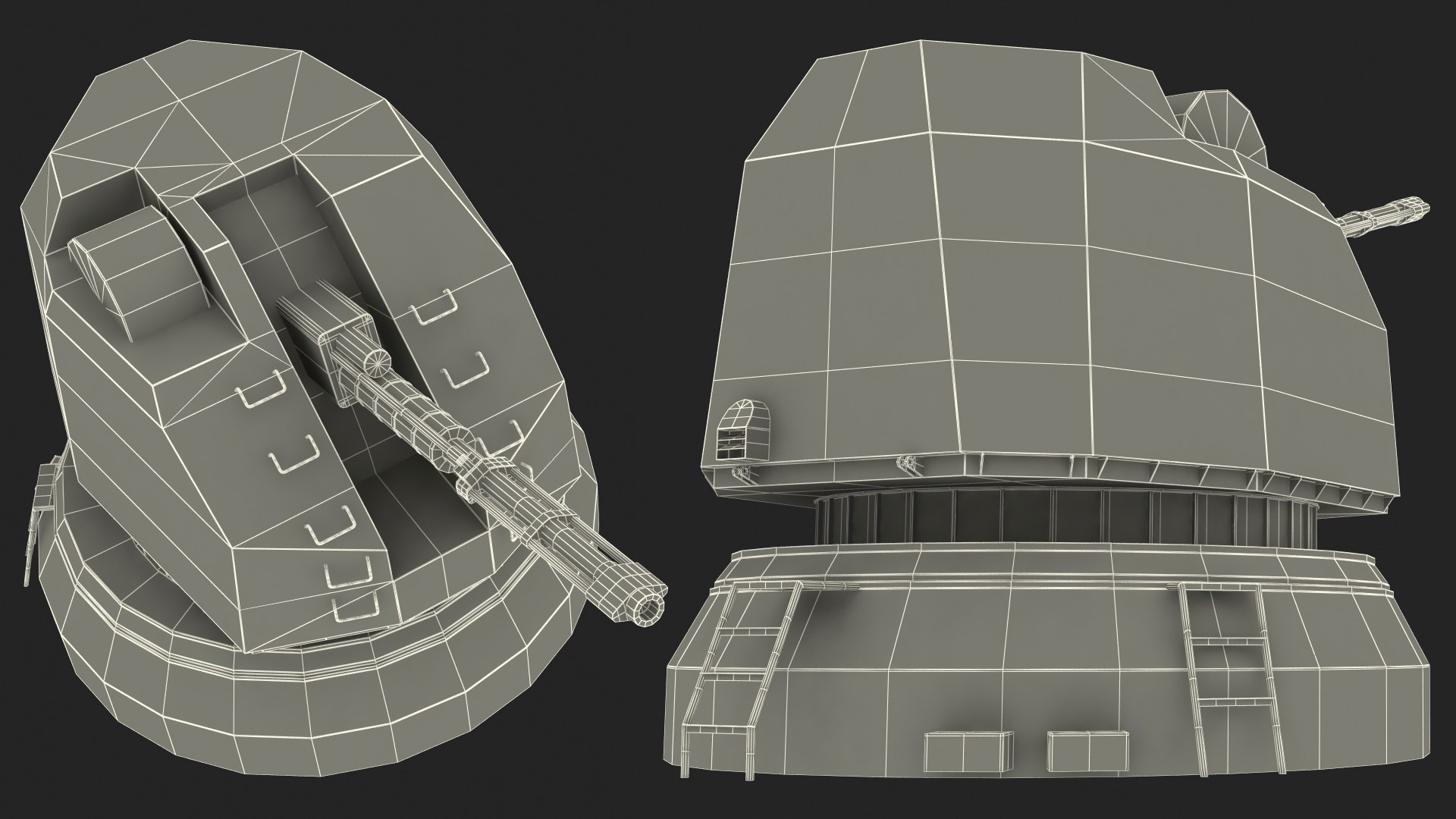 Naval Main Gun 3D - TurboSquid 1822044