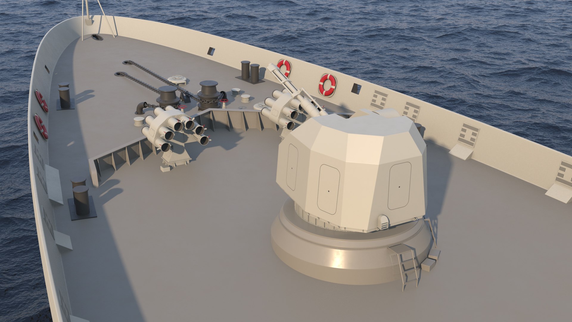 Naval Main Gun 3D - TurboSquid 1822044