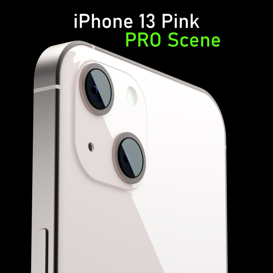 IPhone 13 Pink Pro Scene 3D - TurboSquid 1791740