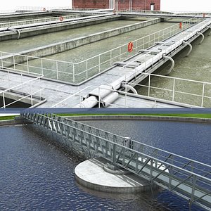 Low Poly Water Treatment Plant 3D Models For Download | TurboSquid