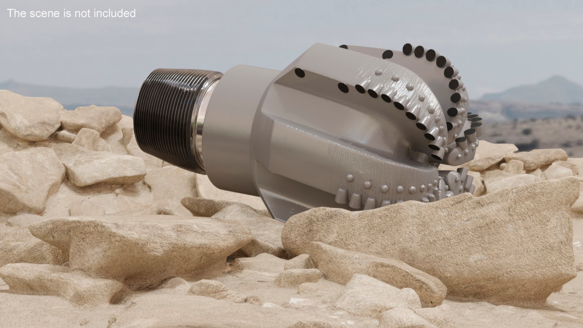 3D Drilling Rig Bit PDC Model - TurboSquid 2274966