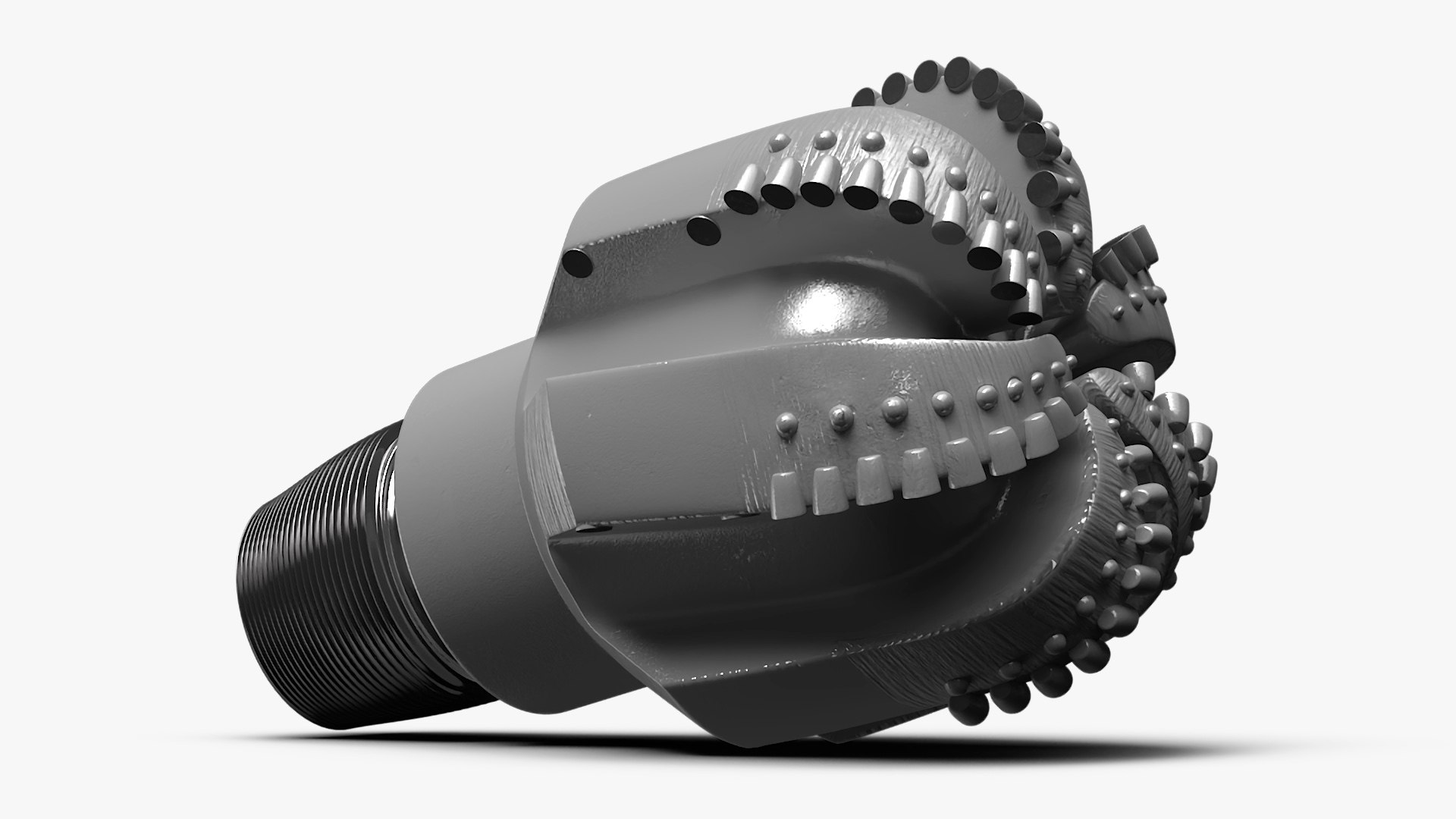 3D Drilling Rig Bit PDC Model - TurboSquid 2274966