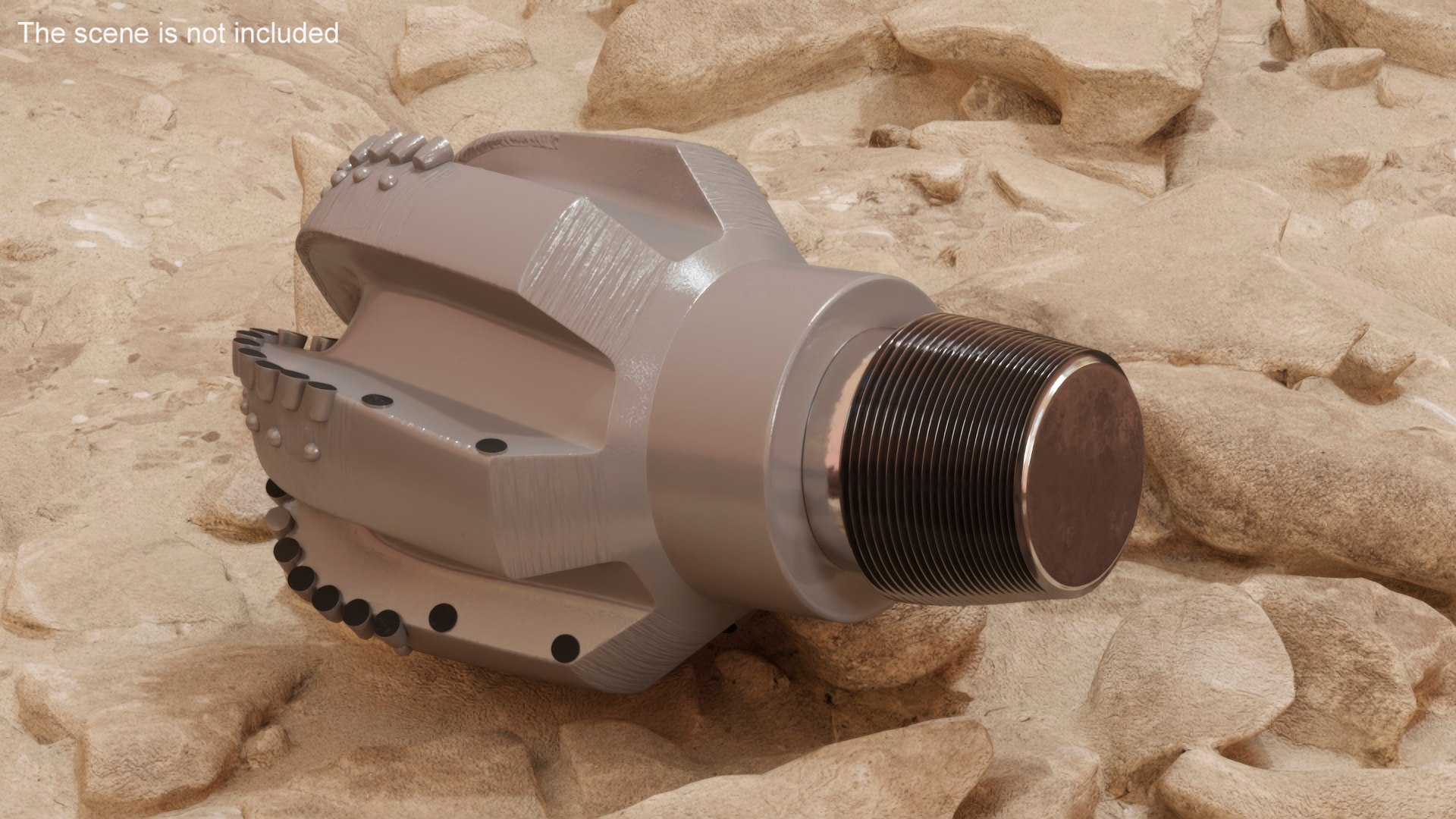 3D Drilling Rig Bit PDC Model - TurboSquid 2274966