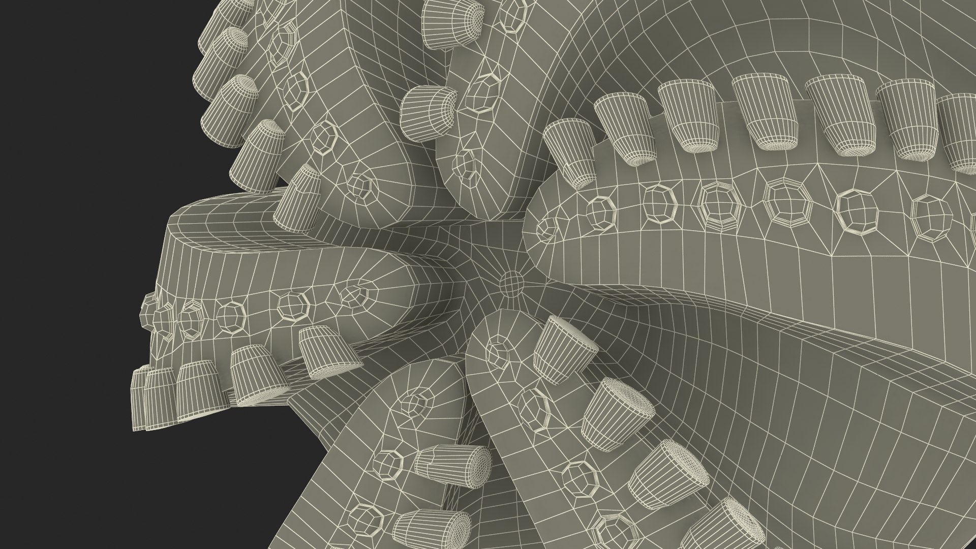 3D Drilling Rig Bit PDC Model - TurboSquid 2274966