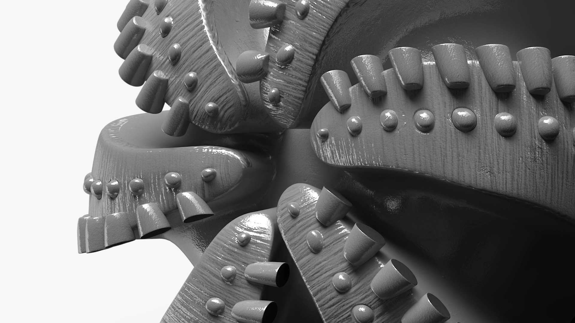 3D Drilling Rig Bit PDC Model - TurboSquid 2274966