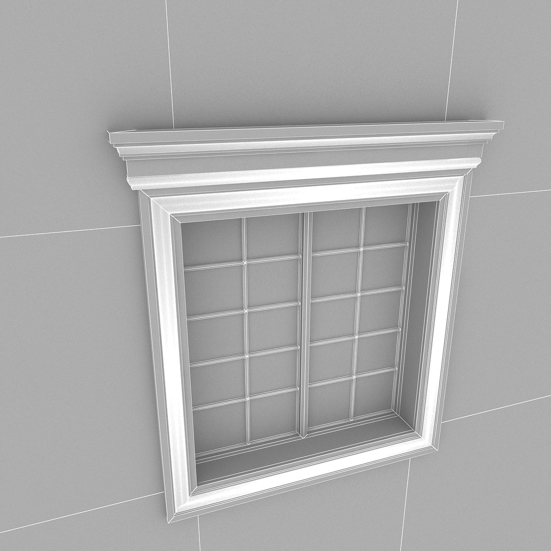 Window Frame Model - TurboSquid 1446279