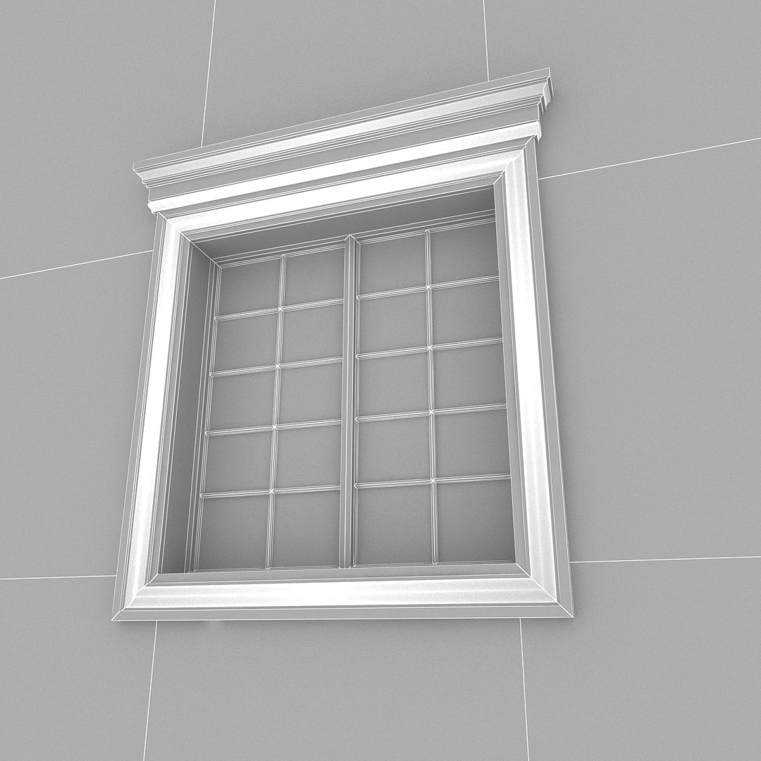 Window Frame Model - TurboSquid 1446279