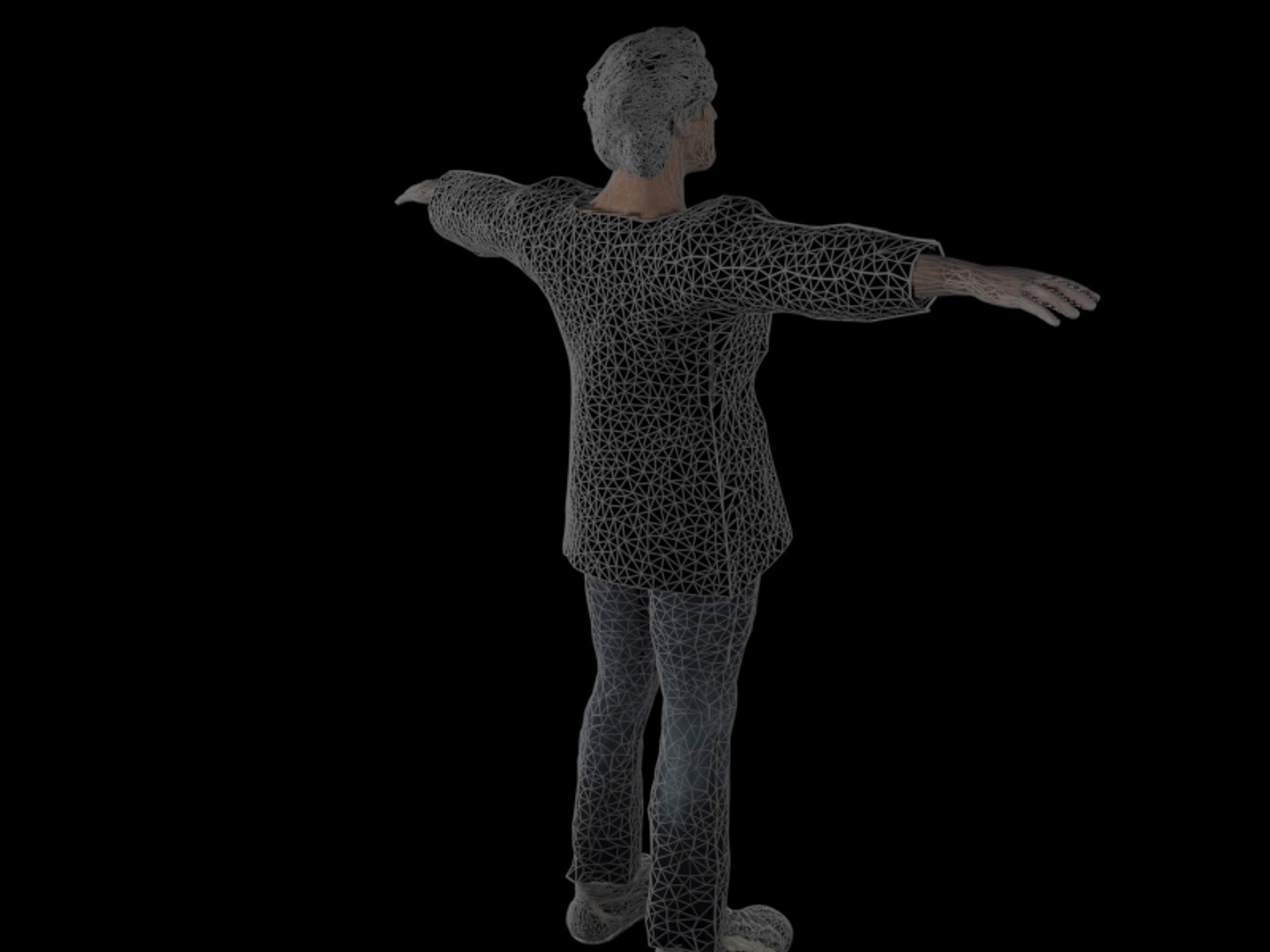 3d model hero action character