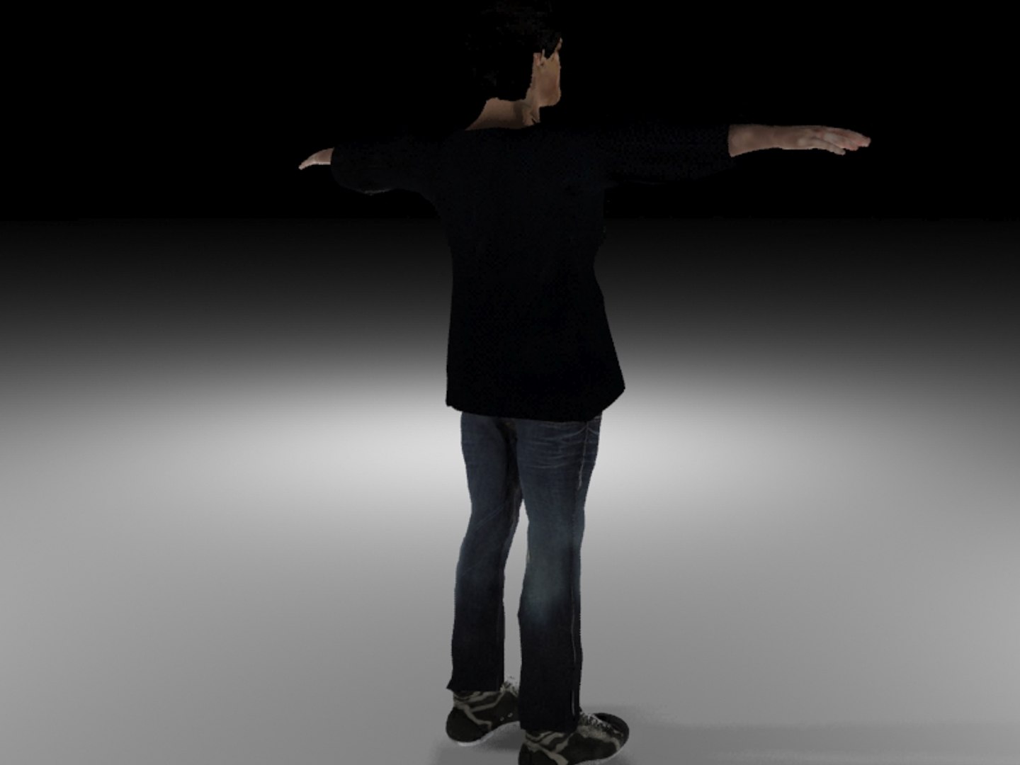 3d model hero action character