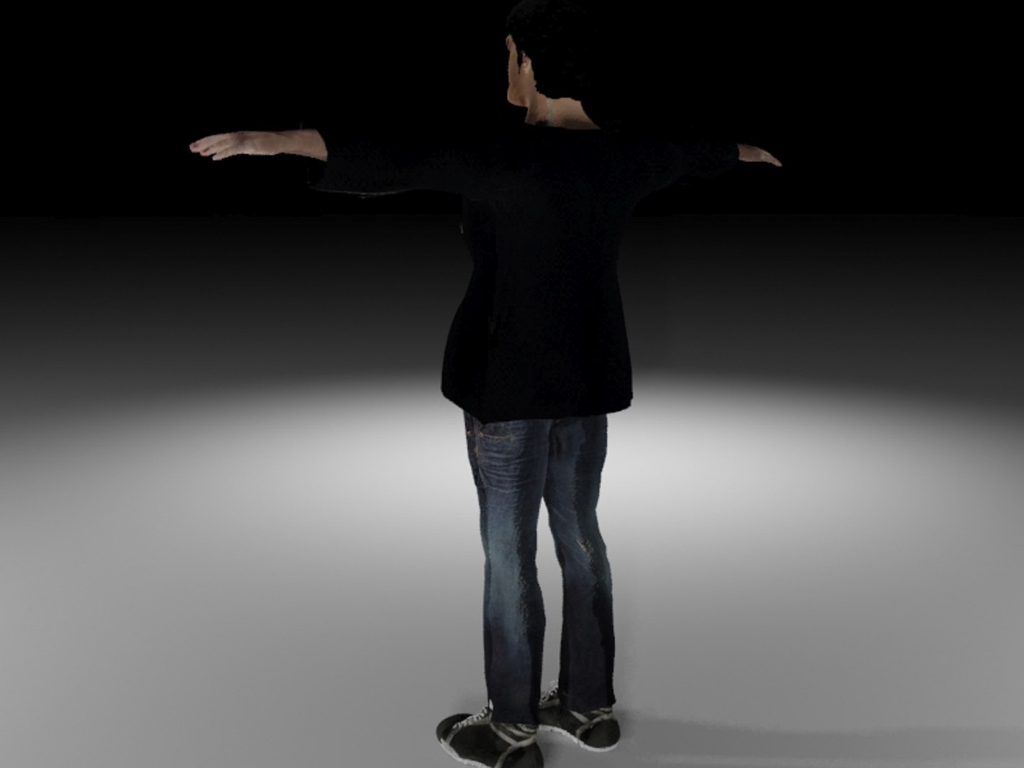 3d model hero action character