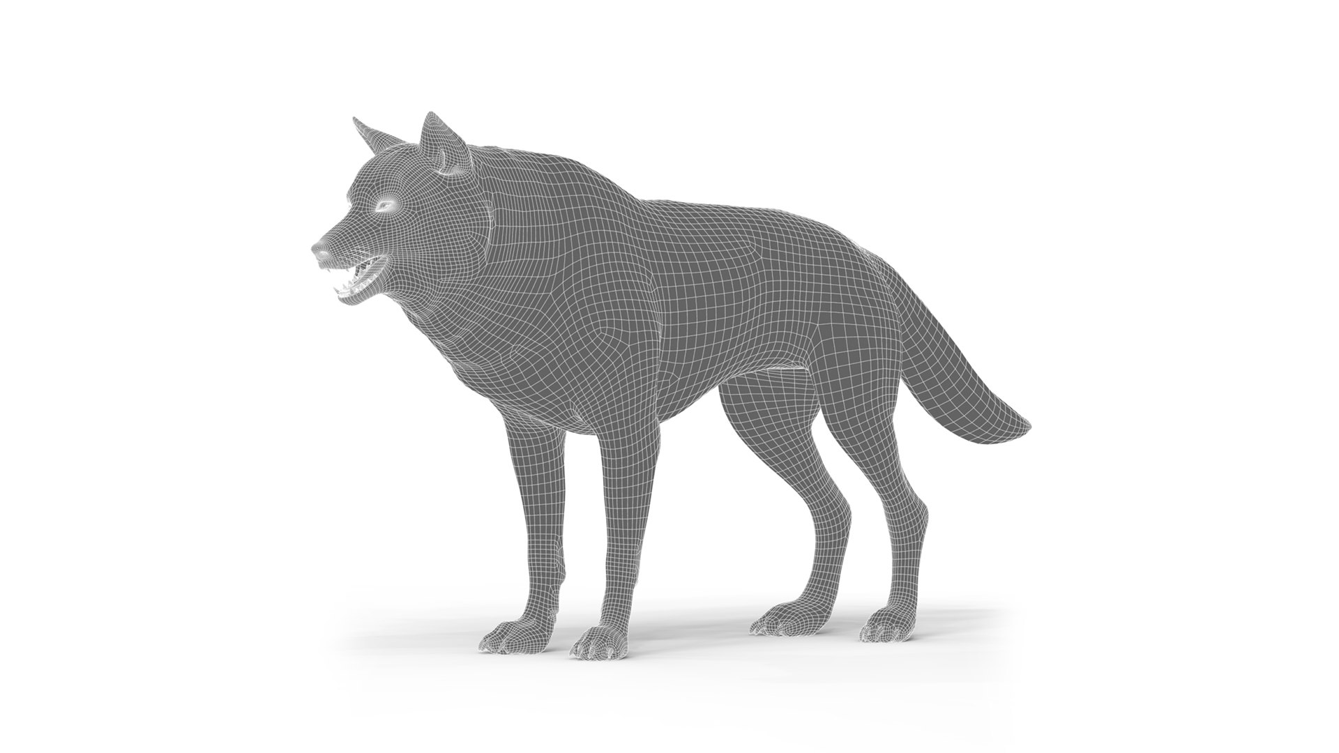 3D Red Wolf With PBR Textures - TurboSquid 1848896