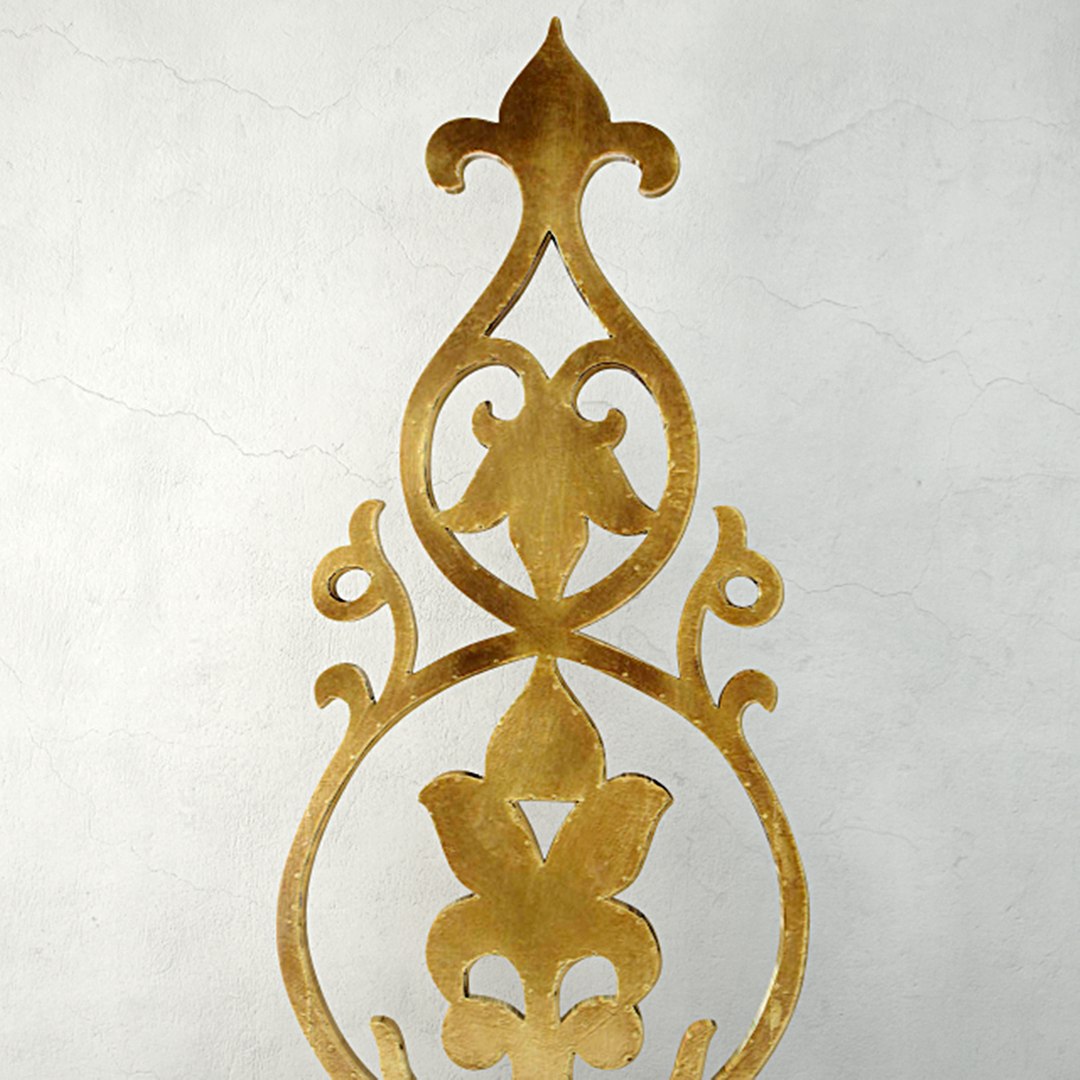 3D model large scroll-design table decor - TurboSquid 1203014