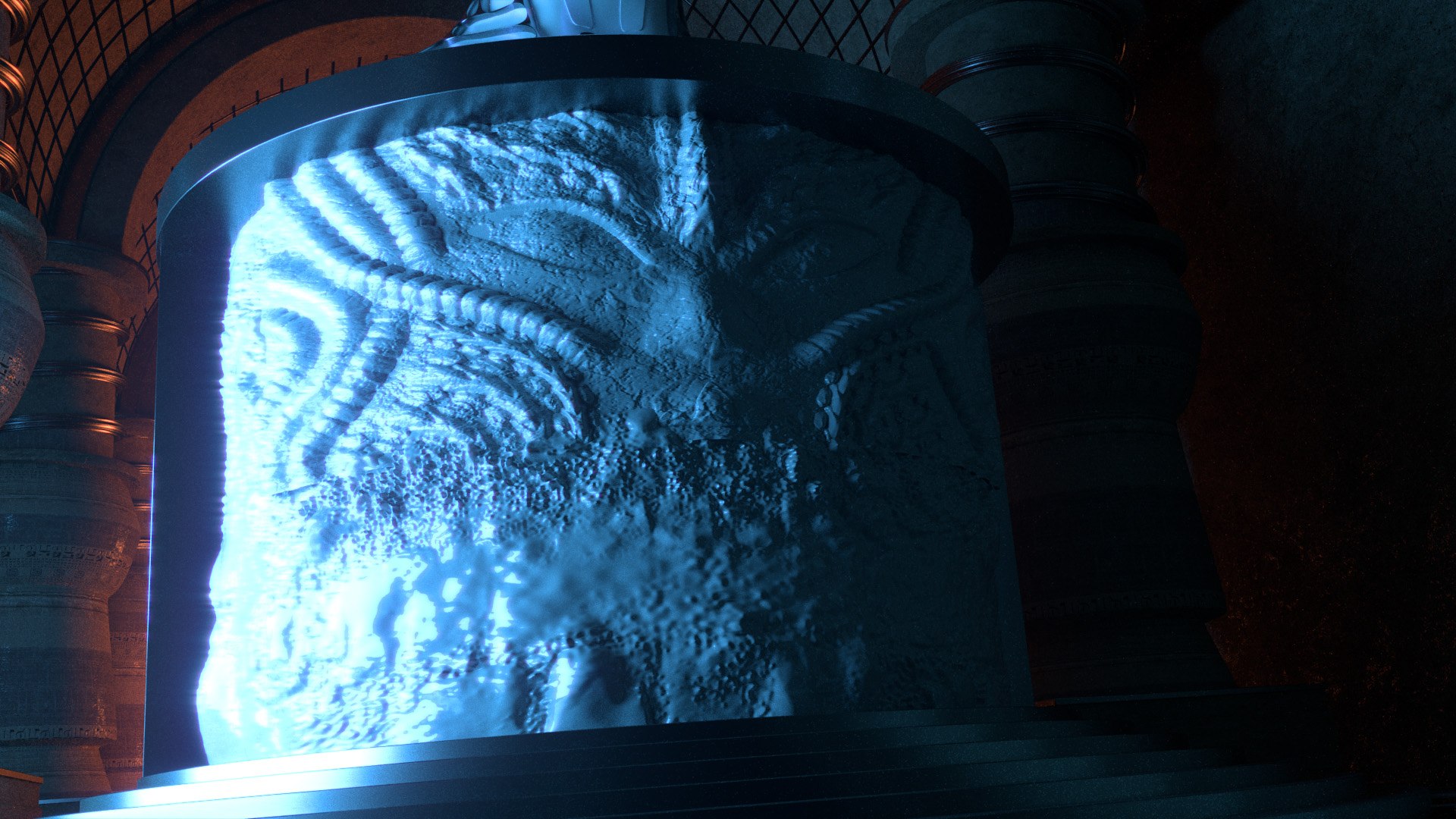 Goddess Temple Statue Environment 3D Model - TurboSquid 2243801