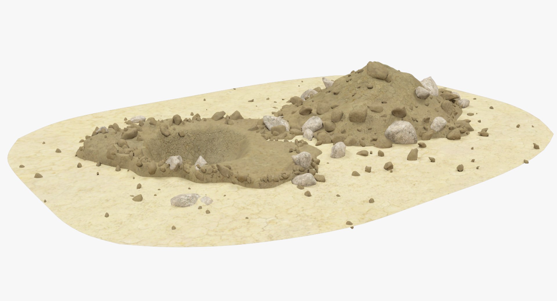 3D Model Pit Ground - TurboSquid 1280862