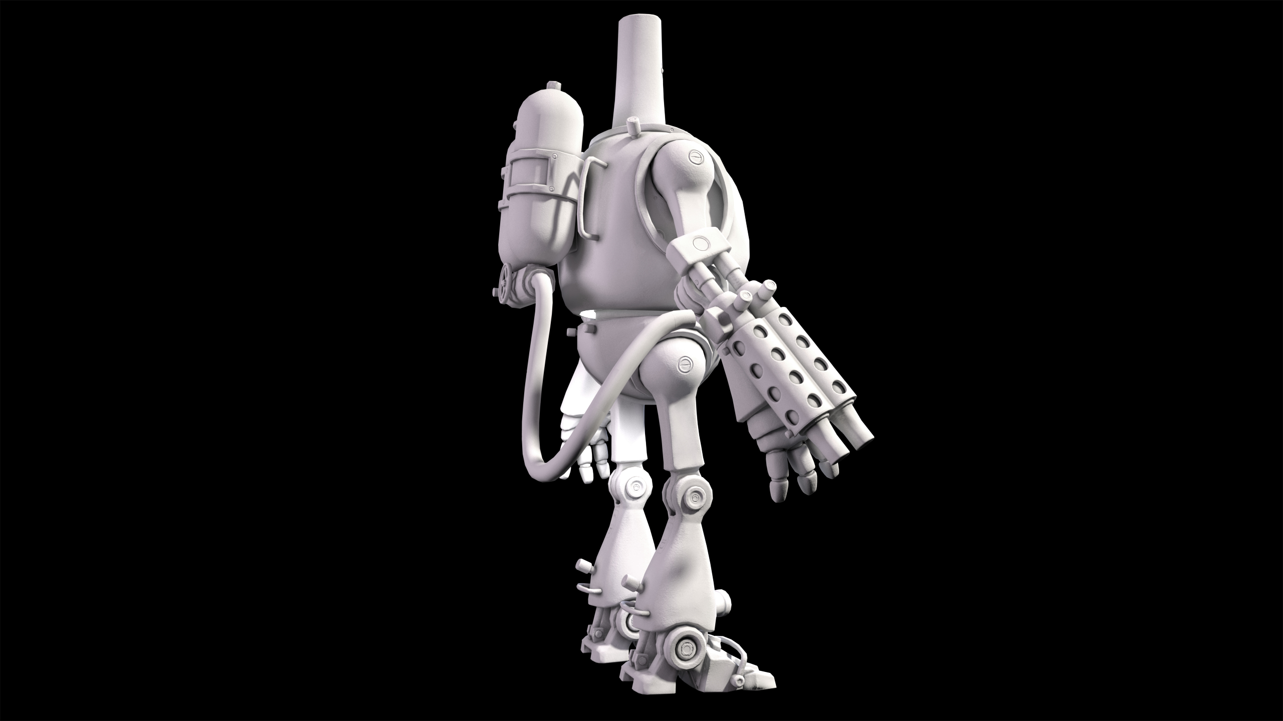 3D Stylized Droid - TurboSquid 1825002