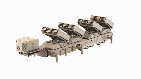 Multiple Launch Rocket System Roketsan Jobaria Tr-122 3D - TurboSquid ...