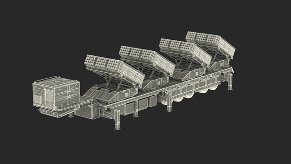 Multiple Launch Rocket System Roketsan Jobaria Tr-122 3D - TurboSquid ...