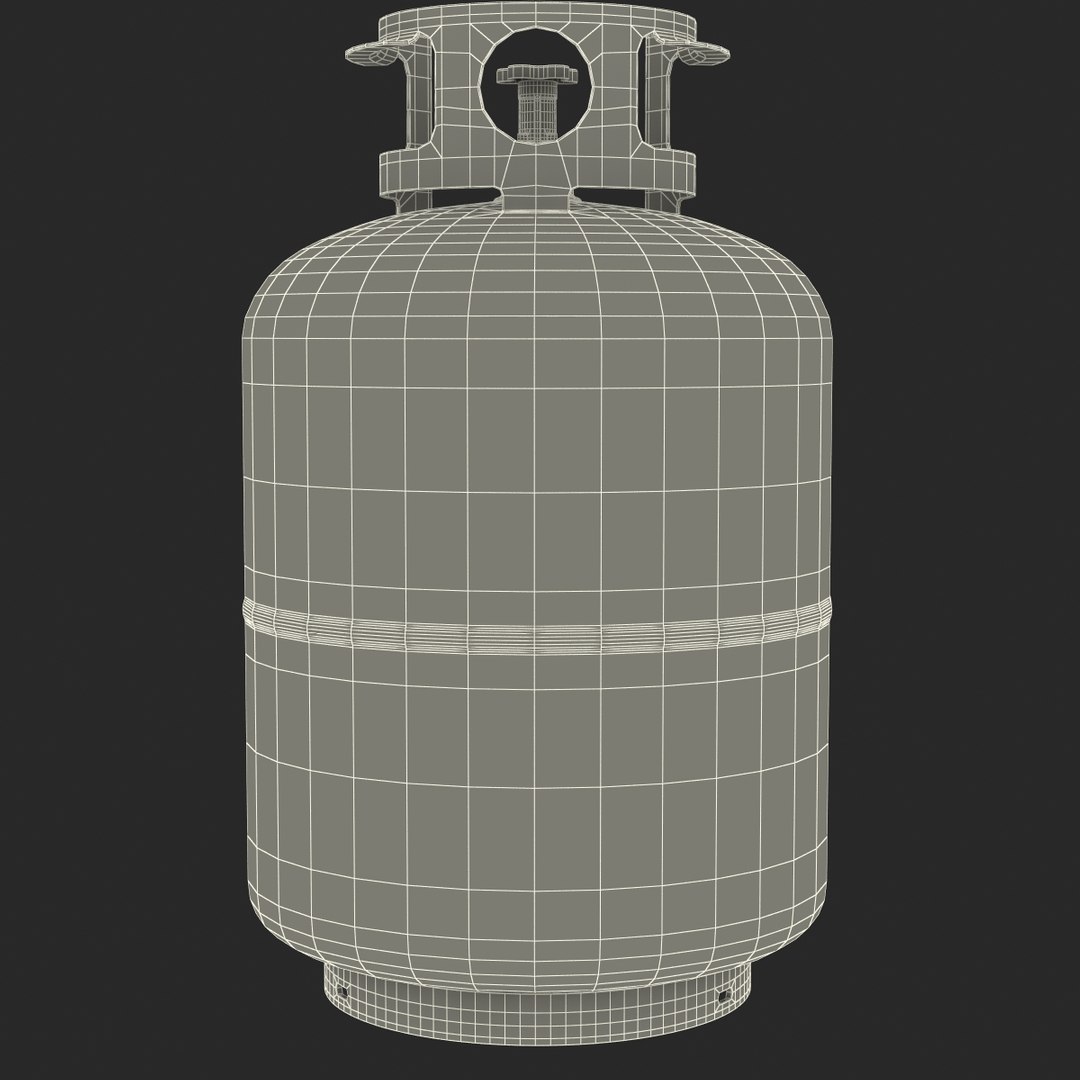 3d Gas Cylinder