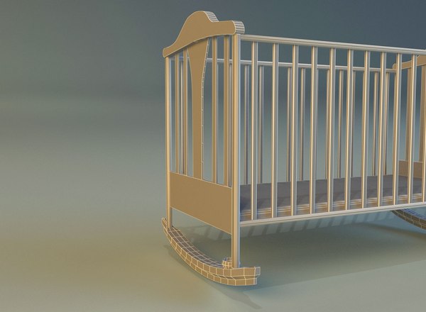 3d cot light wood model