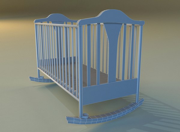 3d cot light wood model