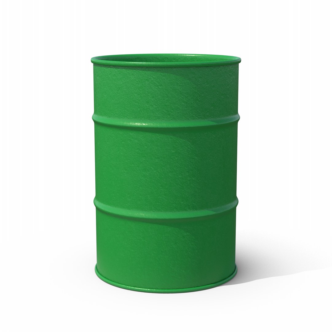 3D Opened Metal Barrel - TurboSquid 2209917