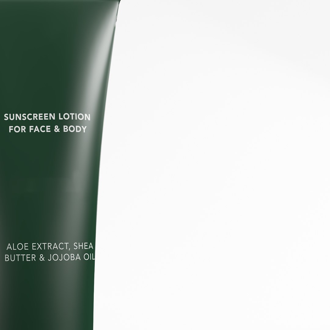 3D Cosmetic Product Lotion Tube- 3D Model- FBX - TurboSquid 2148607