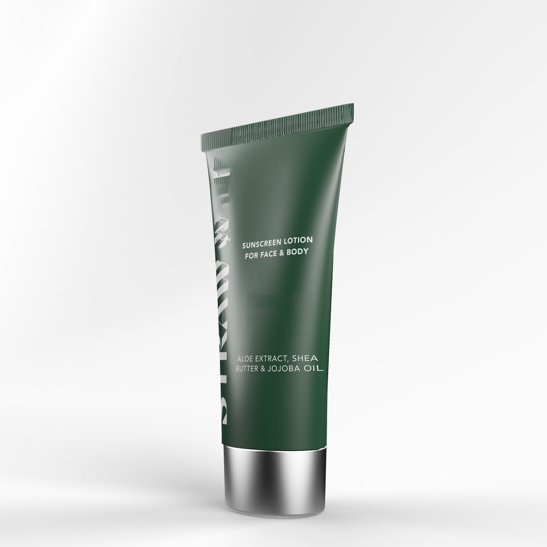 3D Cosmetic Product Lotion Tube- 3D Model- FBX - TurboSquid 2148607