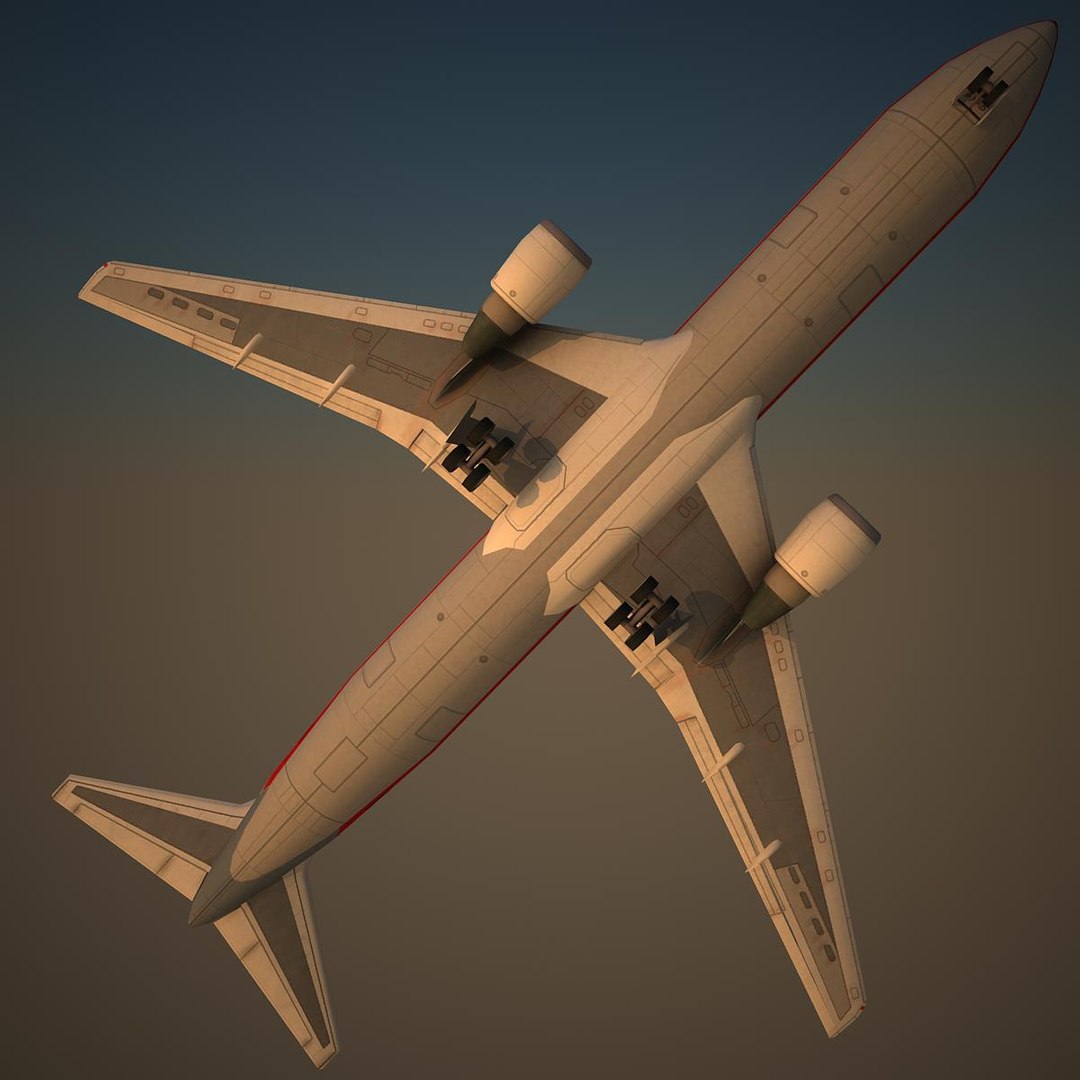 3d Boeing 767-300 Aal Model