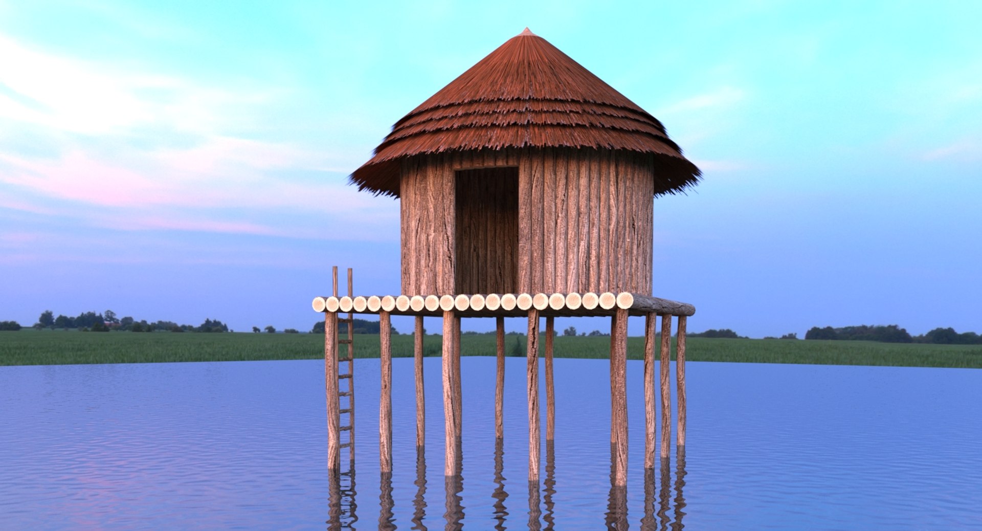 Cottage African Hut 3D Model - TurboSquid 1230201