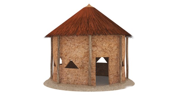 Cottage african hut 3D model - TurboSquid 1230201