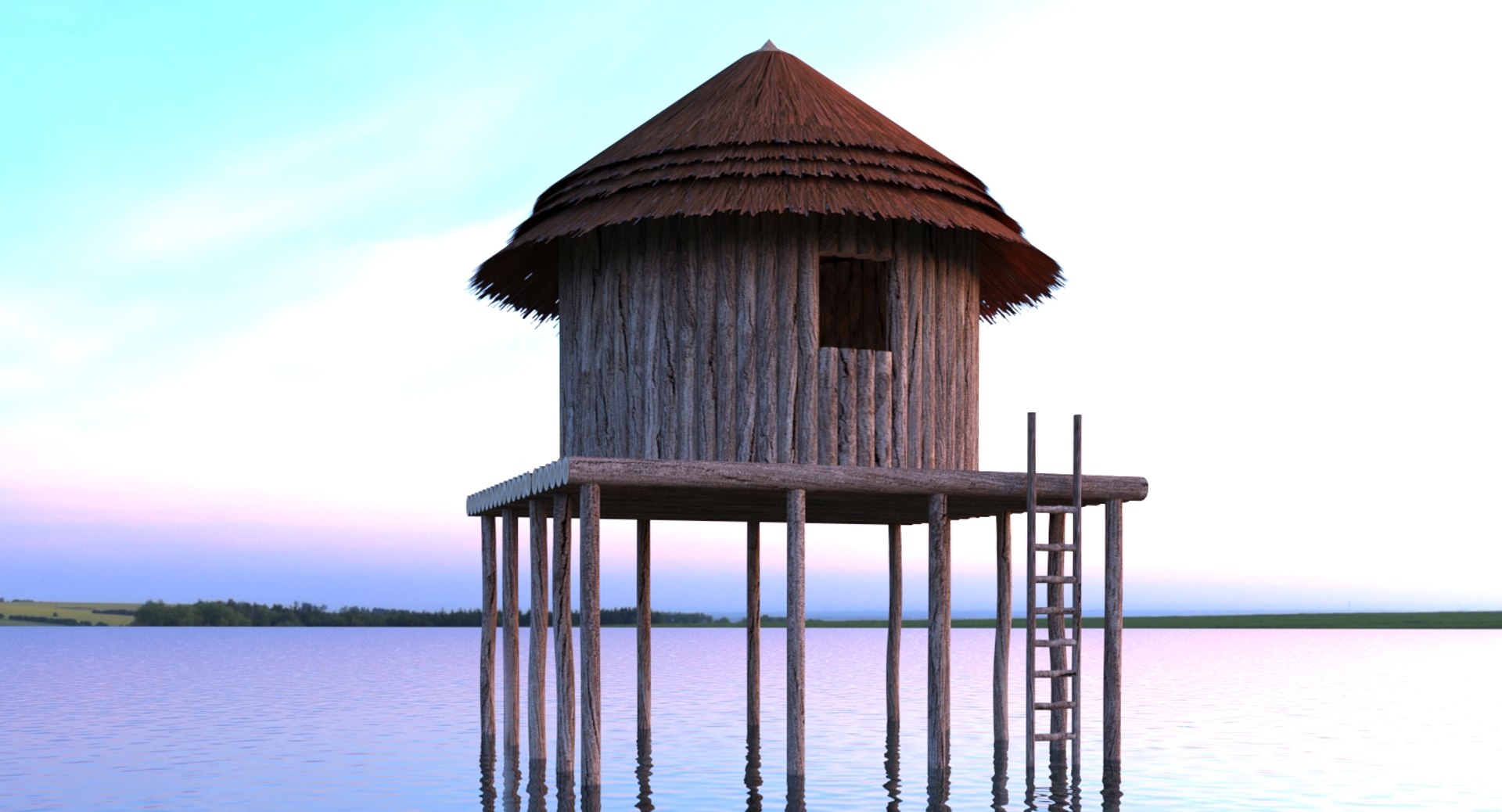 Cottage African Hut 3D Model - TurboSquid 1230201
