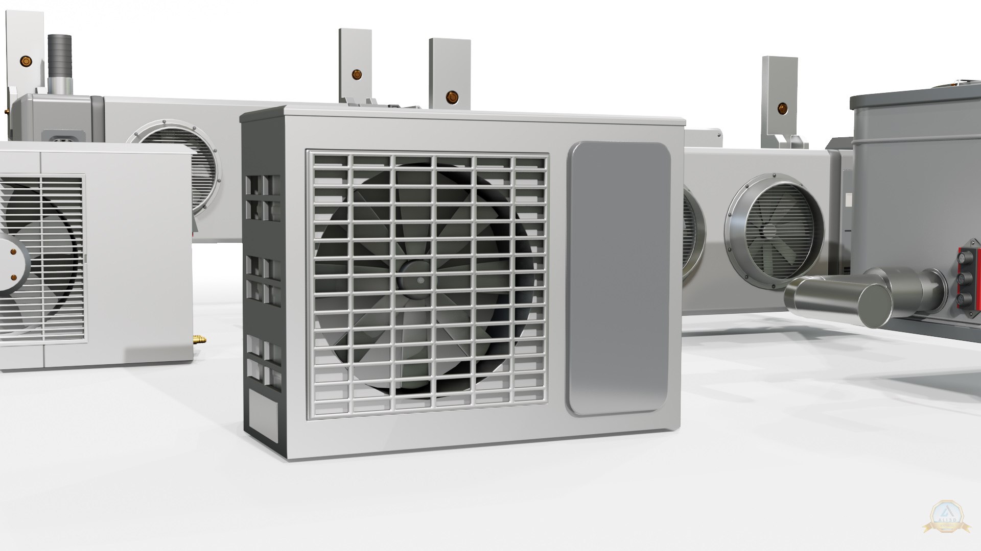 3D Rooftop AC Units - TurboSquid 2084638