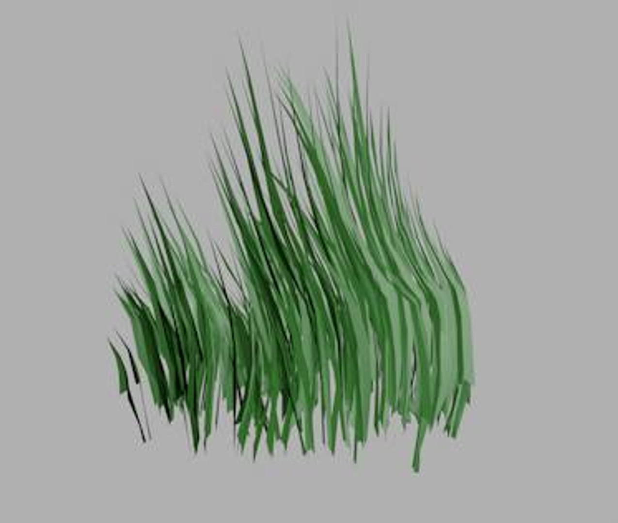 3d Model Of Grass Xml Stl