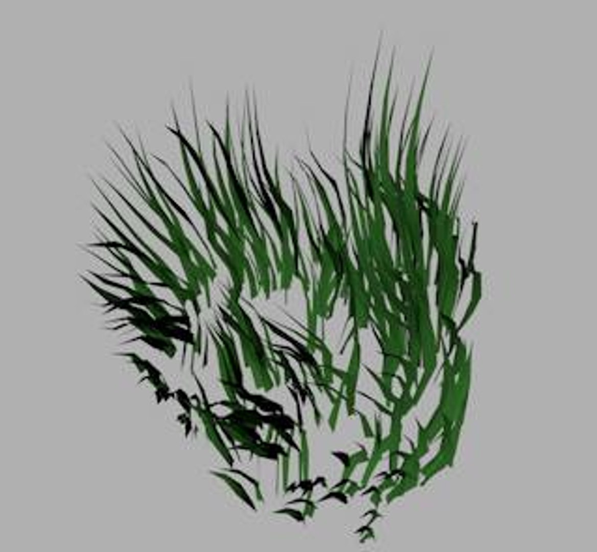 3d Model Of Grass Xml Stl