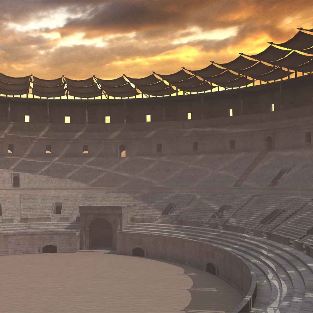 Colosseum Velarium Arena 3d Model