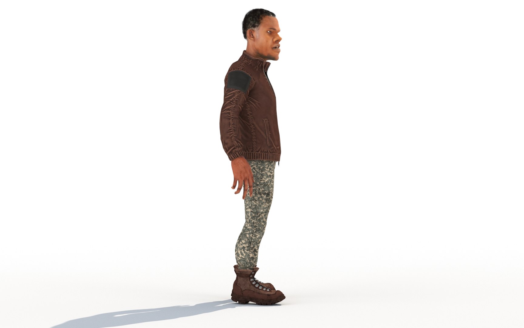 3D Male Homie Black - TurboSquid 1679284