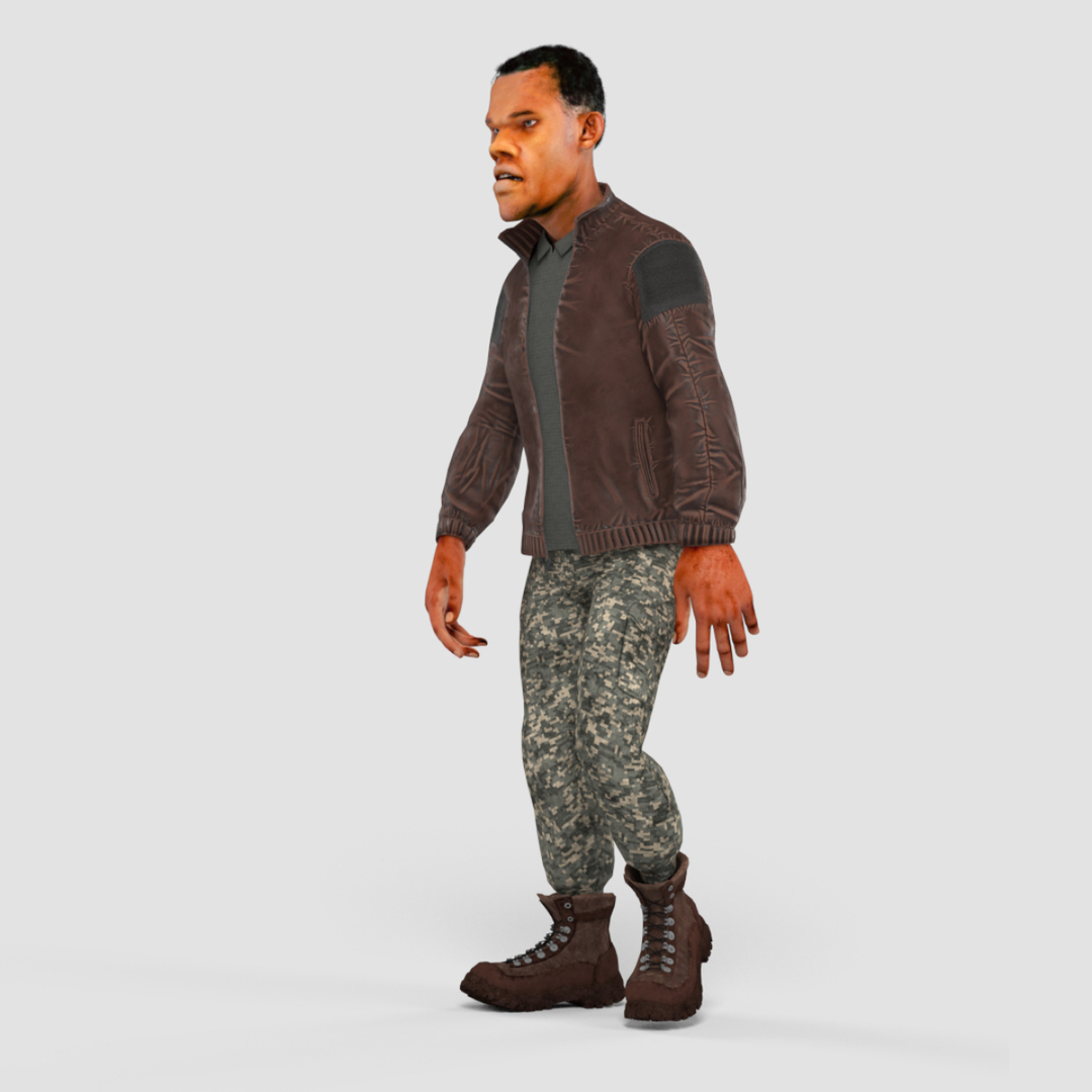 3D Male Homie Black - TurboSquid 1679284