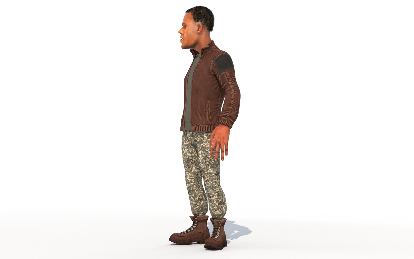 3D Male Homie Black - TurboSquid 1679284